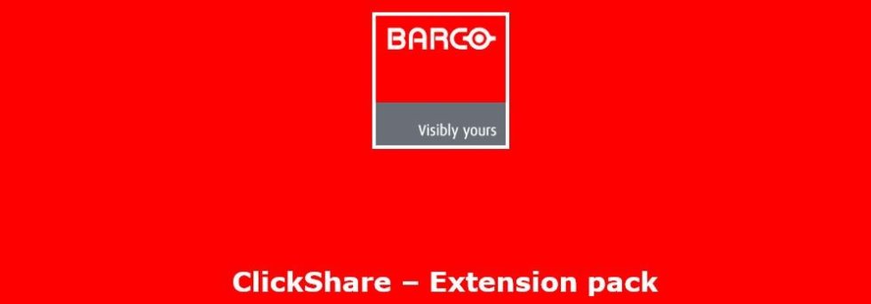 Barco ClickShare Extension Pack - Cotive GmbH